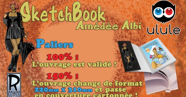 SketchBook pin-up - Ulule