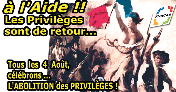 Fête du 4 Août - L'abolition des privilèges