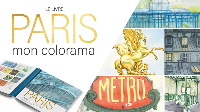 Le livre Paris : mon colorama