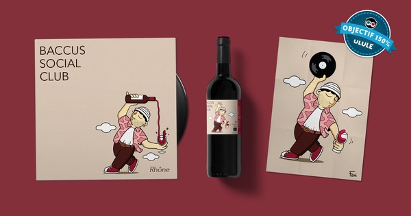 Box 'Rhône' - vinyle, vin & illustration - Ulule