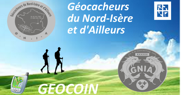 Géocoin Géocacheurs du Nord-Isére et d'Ailleurs - Ulule