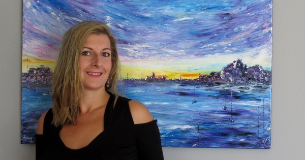 Audrey Chal au salon d'ART3f de Bordeaux