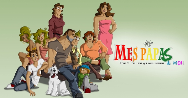 La BD "Mes Papas et Moi" Tome 2