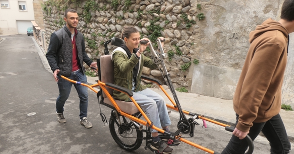 Un manelier pour les joelettes de NATAPH