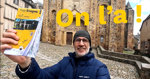 Le chemin de Compostelle se plie en cartes