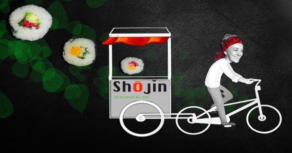 Mes sushis à vélo