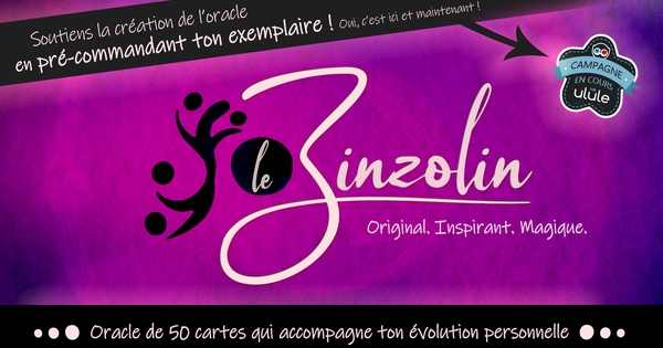 Le Zinzolin : oracle de 50 cartes et son livret - Ulule