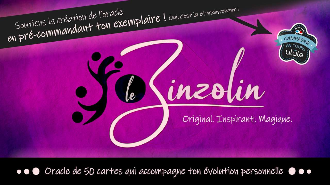 Le Zinzolin : oracle de 50 cartes et son livret - Ulule
