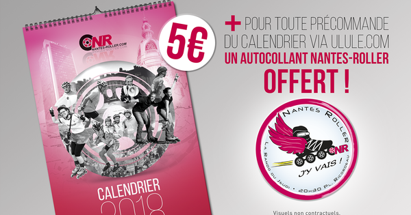 Calendrier 2018 – Nantes-Roller