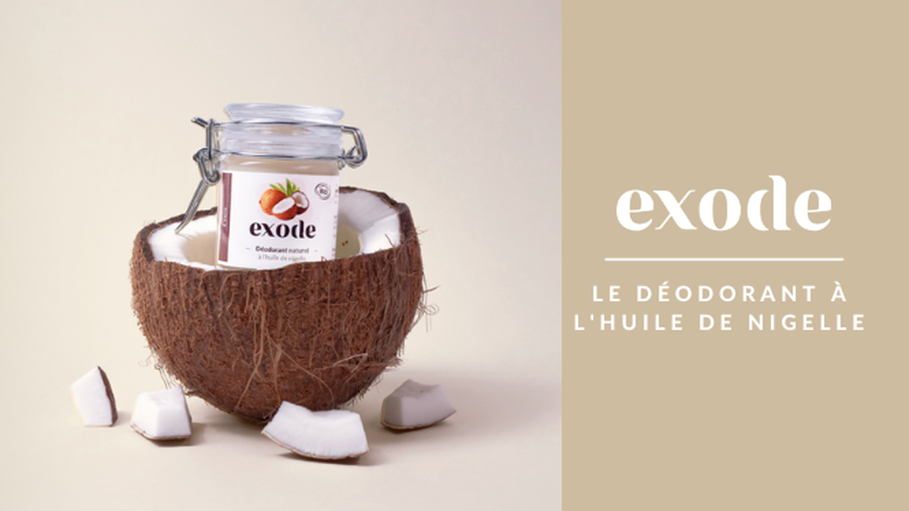 Exode - Le déodorant bio à l'huile de nigelle