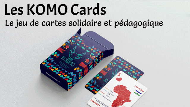 KOMO Cards jeu de cartes solidaire et pédagogique
