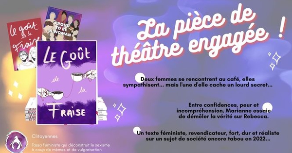 Le goût de la fraise : une pièce de théâtre féministe