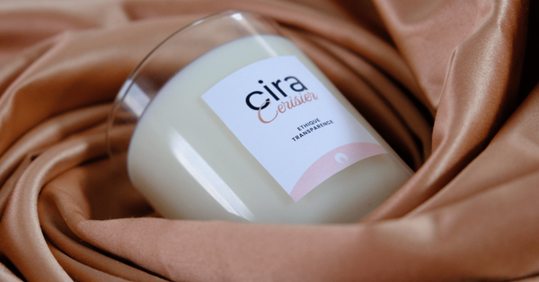 Cira, bougies 100% transparentes