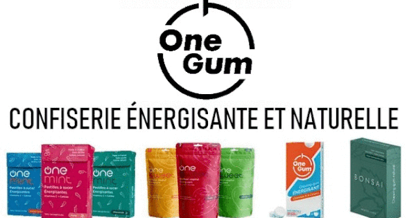 OneGum, confiserie énergisante et naturelle