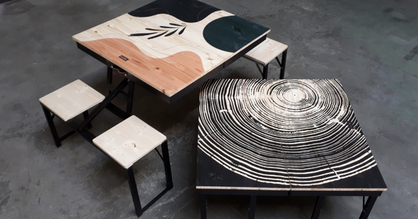 Dezyco : Table 3 en 1 Design, Éco-responsable