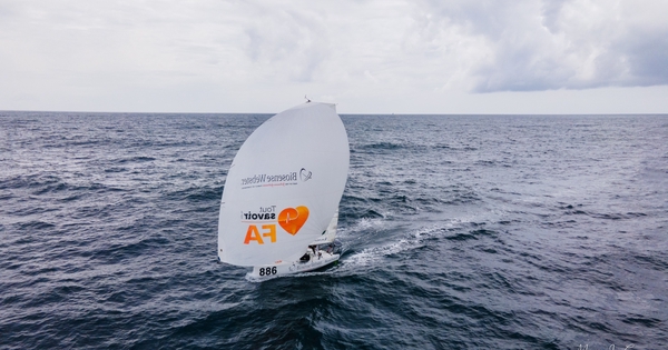 Lucas sur la Mini-Transat