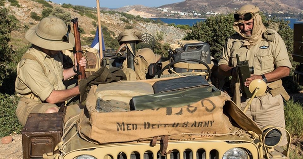 Reenactors at the 80th Anniversary of the Battle of Leros - Ulule