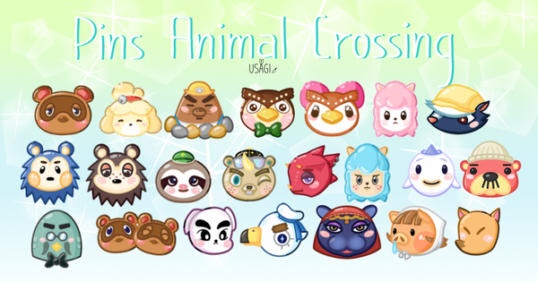 Pins Animal Crossing - Ulule