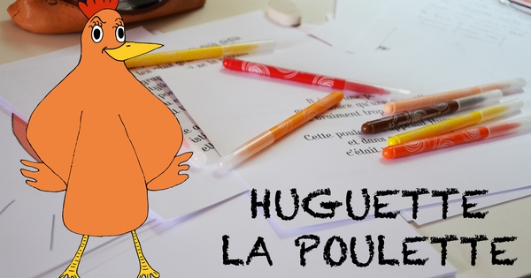 Huguette la poulette, la première poule à poils