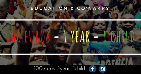EDUCATION & CO'NAKRY : 100 Euros 1 Year 1 Child
