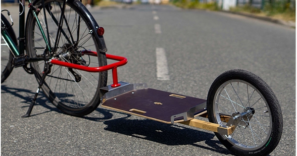 Eco-designed bike trailer